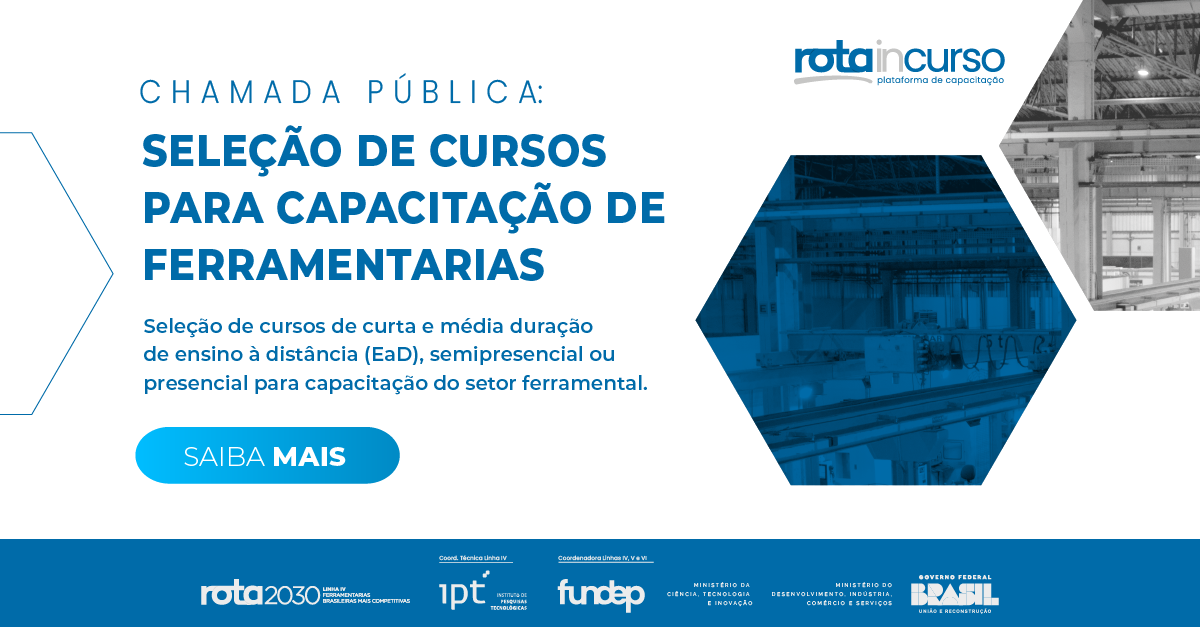 Chamada Pública Rota in Curso - Seleção de Cursos | Rota 2030