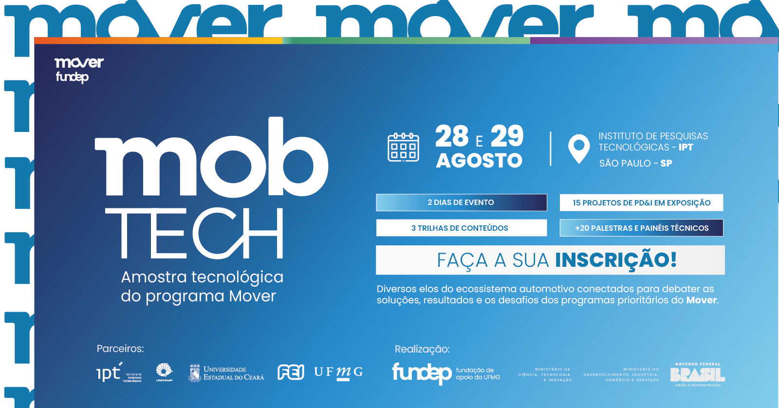 Mob Tech - Amostra Tecnológica do programa Mover | Fundep